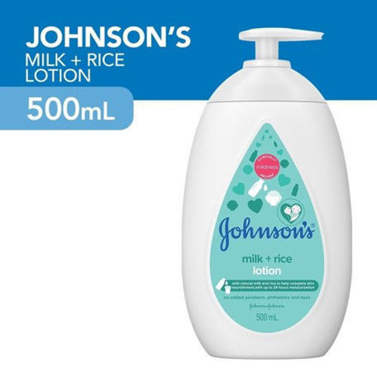 ZAP IT. Johnson’s Milk + Rice Lotion
