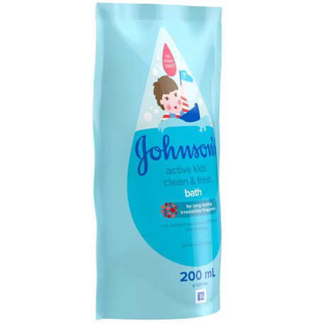 ZAP IT. Johnson's Active Kids Clean & Fresh Bath Refill 200ml