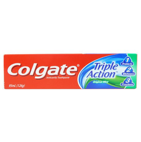 ZAP IT. Colgate Triple Action Toothpaste
