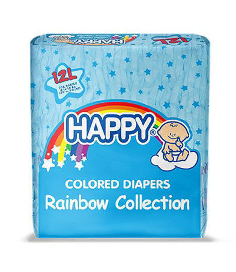 ZAP IT. Happy Colored Diapers Large