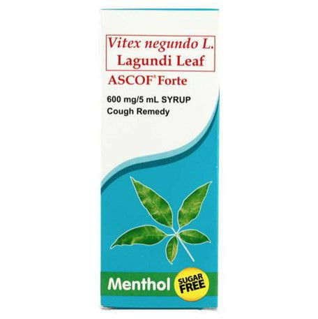 ZAP IT. Ascof Lagundi 600mg/5mlForte Syrup (Sugar Free)