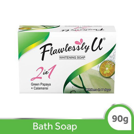 ZAP IT. Flawlessly U 2-in-1 Green Papaya Calamansi Soap